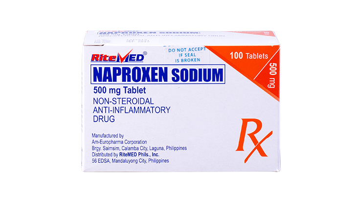 Body Pain/Arthritis | RM NAPROXEN SODIUM 500MG TAB | RiteMED