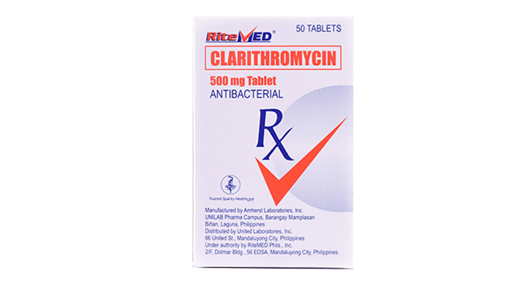 Infections | RM CLARITHROMYCIN 500 MG TAB | RiteMED
