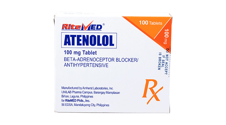 Heart Conditions | RM ATENOLOL 100 MG TAB | RiteMED