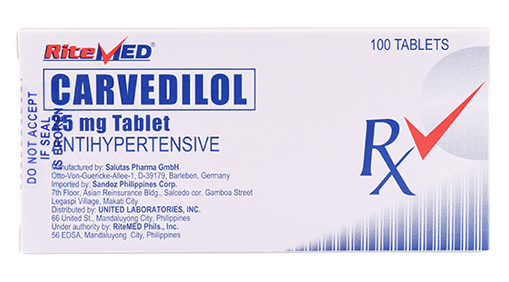 Heart Conditions | RM CARVEDILOL 25 MG TAB | RiteMED