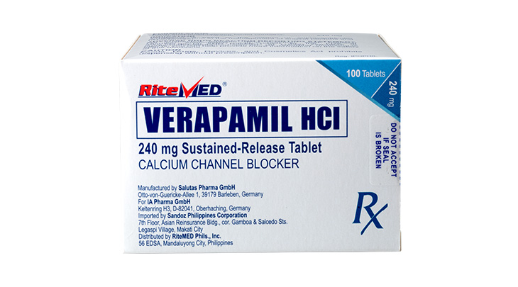 Heart Conditions | RM VERAPAMIL 240 MG TAB | RiteMED