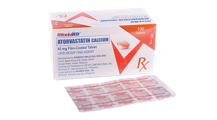 Heart Conditions RM ATORVASTATIN 40 MG TAB RiteMED
