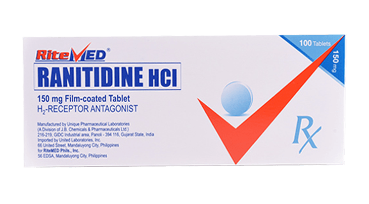 Hyperacidity or Ulcer | RM RANITIDINE 150 MG TAB | RiteMED