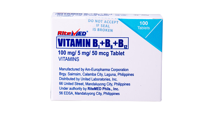 Vitamins para sa Nginig, Ngalay, at Manhid | RM VITAMIN B COMPLEX TAB ...