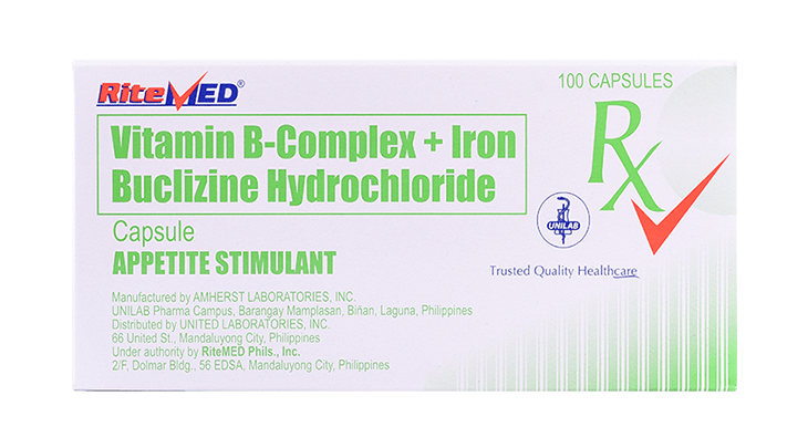 Vitamins-Pampaganang Kumain | RM APPETITE STIMULANT TAB | RiteMED