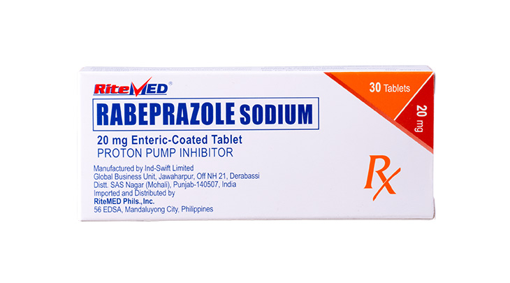 Ulcer | RM RABEPRAZOLE 20MG TABLET | RiteMED