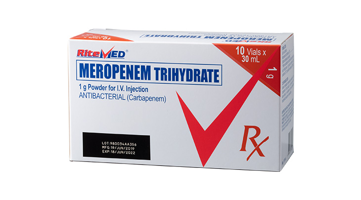 Anti-Infectives (Derma) | RM Meropenem 1G | RiteMED